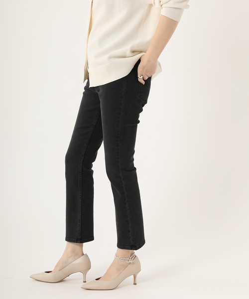 Yahoo!オークション - 「Plage」 ブーツカットデニムパンツ 36 ネイビ...