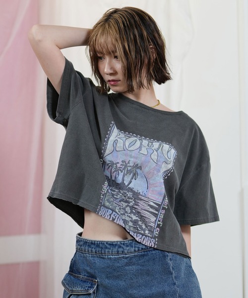 ROXY tシャツ ROXY/ロキシー ショート丈Tシャツ RST251651M レディース : ZOZOTOWN Yahoo!店 - 通販 - Yahoo!ショッピング