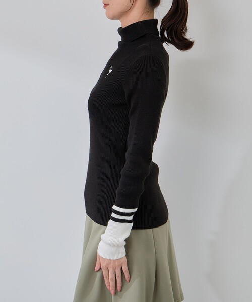 JUN&ROPE'（ジュンアンドロペ） ニット セーター バイカラー切替リブ