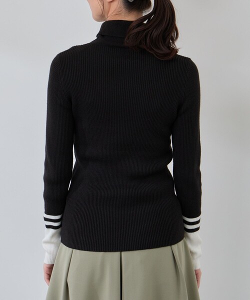 JUN&ROPE'（ジュンアンドロペ） ニット セーター バイカラー切替リブ