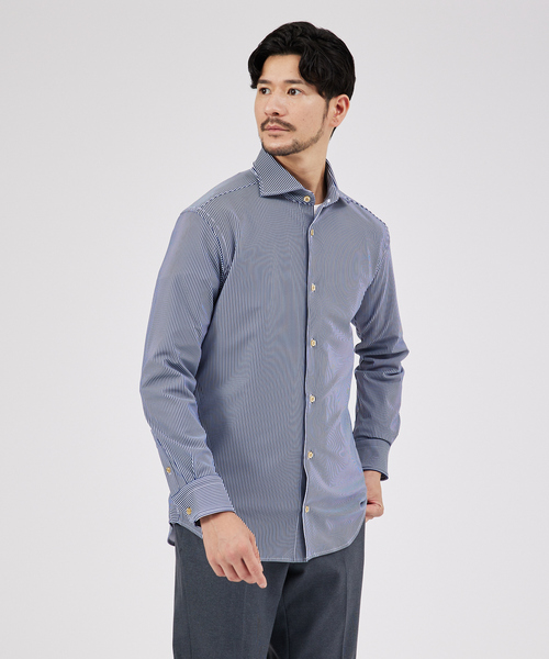 ABAHOUSE（アバハウス） シャツ 「FLEX SHIRTS」Dry Moment ナロウ