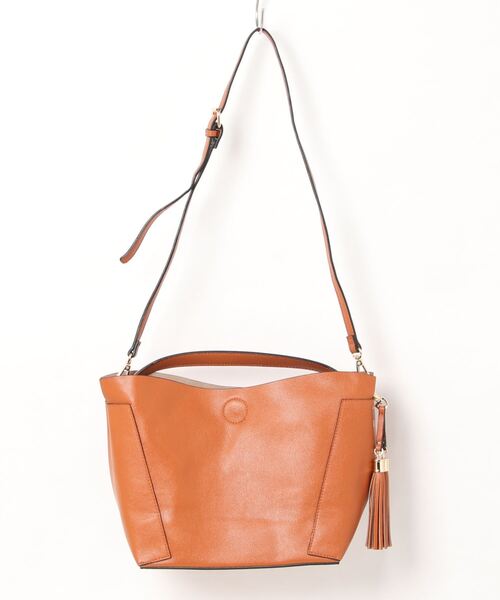 cache トートバッグ バッグ カシュカシュ cachecache / タッセル付きワンハンドル2wayトートバッグ : ZOZOTOWN Yahoo!店 - 通販 - Yahoo!ショッピング