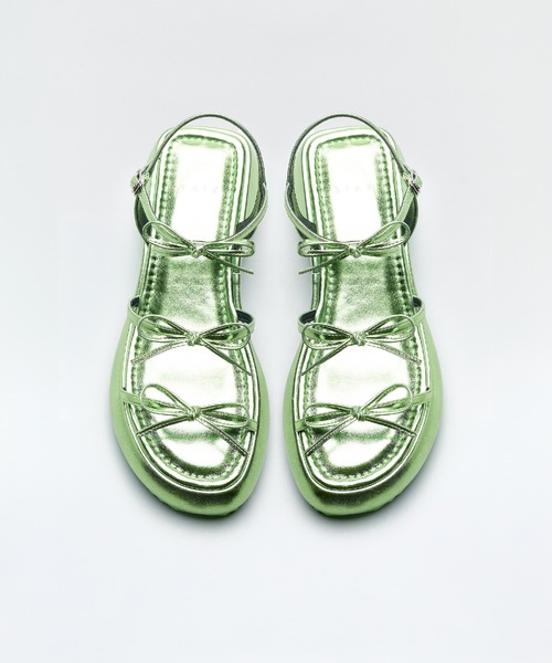 Lucida サンダル 「25SS新作」ラッシュリボンチャンキーサンダル/Lesath レディース : ZOZOTOWN Yahoo!店 - 通販 - Yahoo!ショッピング