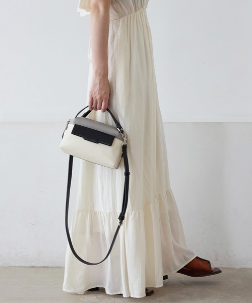 バッグ ハンドバッグ 「TOPKAPI COULEUR」フェイクレザー バイカラー ショルダー付き ミニ ハンド バッグ レディース :82971070:ZOZOTOWN Yahoo!店 ...