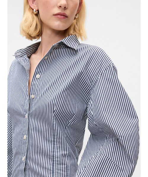 GAP ブラウス シャツ オーガニックコットン バレルスリーブ クロップドシャツ レディース : ZOZOTOWN Yahoo!店 - 通販 - Yahoo!ショッピング