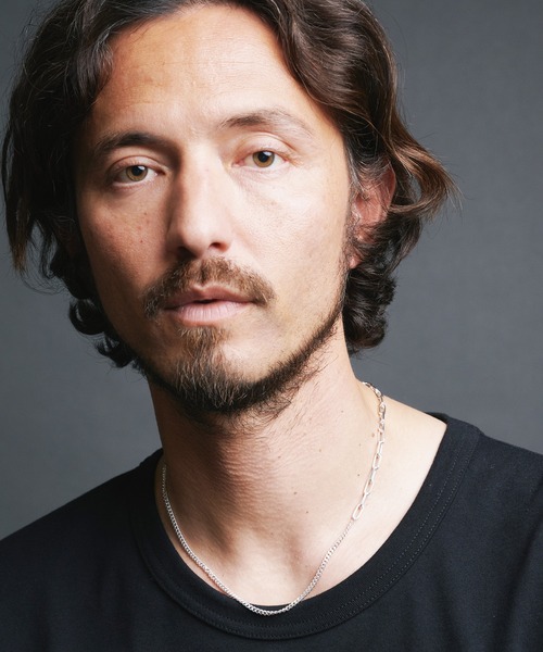 COMMON WARE ネックレス Magine:SILVER 925KIHEI ＆ CUT AZUKI CHAIN MIX NECKLACE(M):シルバー 喜平＆カットア ...