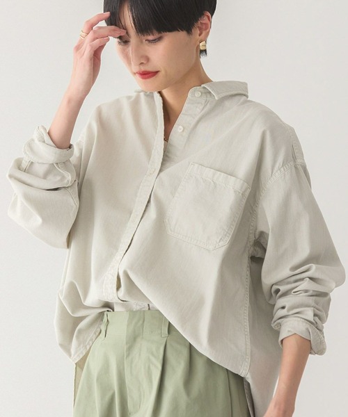 AMERICAN HOLIC 「AMERICAN HOLIC」 長袖シャツ M ライトグレー レディース : ZOZOTOWN Yahoo!店 - 通販 - Yahoo!ショッピング