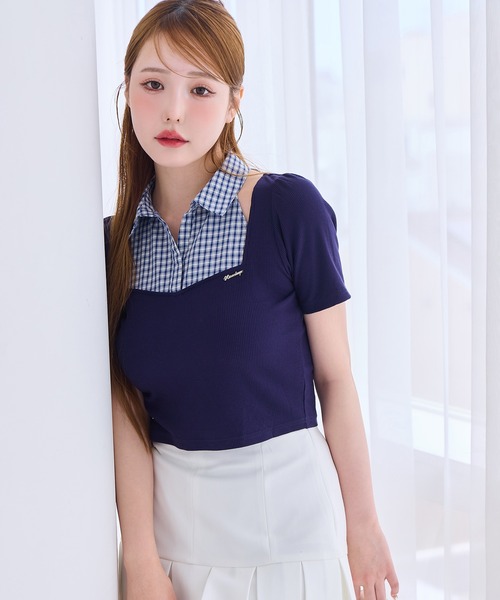one after another NICE CLAUP 「one CLAUP」 半袖カットソー FREE ネイビー レディース : ZOZOTOWN Yahoo!店 - 通販 - Yahoo ...