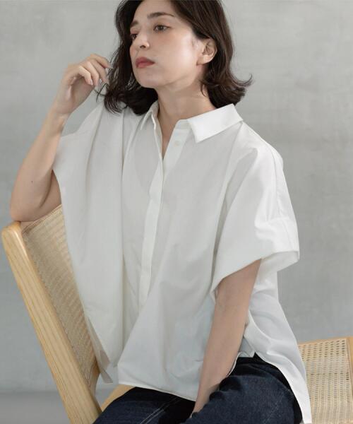 OPAQUE.CLIP ブラウス シャツ リラクシーシャツ「洗濯機洗い可」 レディース : ZOZOTOWN Yahoo!店 - 通販 - Yahoo!ショッピング