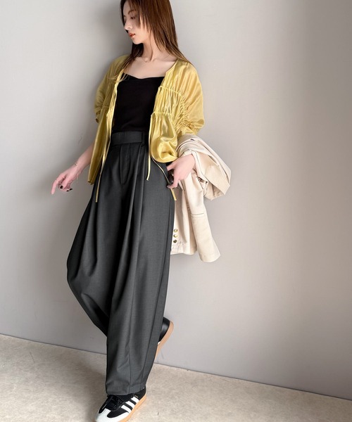 Yahoo!オークション - 「classicalelf」 パンツ LARGE チャコール レデ...