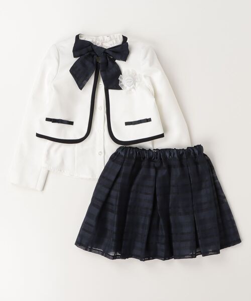 Catherine Cottage 「Catherine Cottage」 「KIDS」セットアップ 120 ネイビー キッズ ...