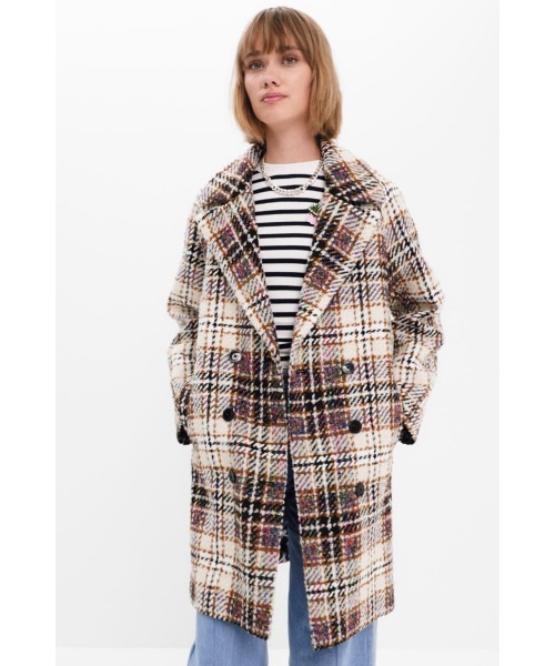 Desigual（デシグアル） チェスターコート L ブラウン レディース