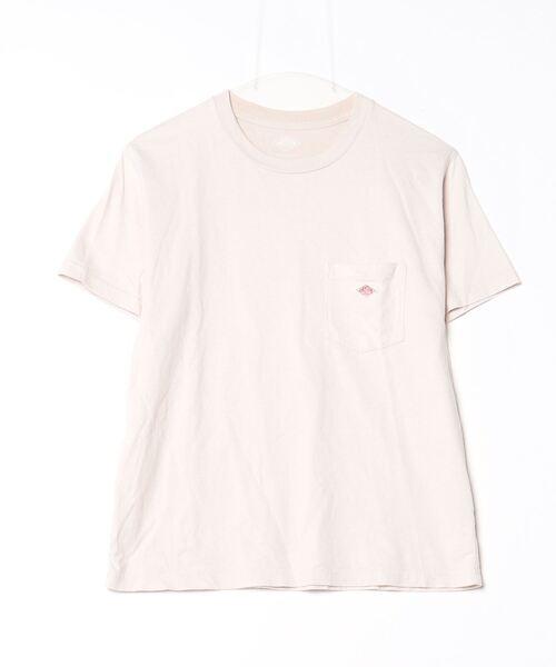 Danton 「DANTON」 ワンポイント半袖Tシャツ「B:MING LIFE STORE by BEAMSコラボ」 - ベージュ レディース : ZOZOTOWN Yahoo!店 - 通販 ...