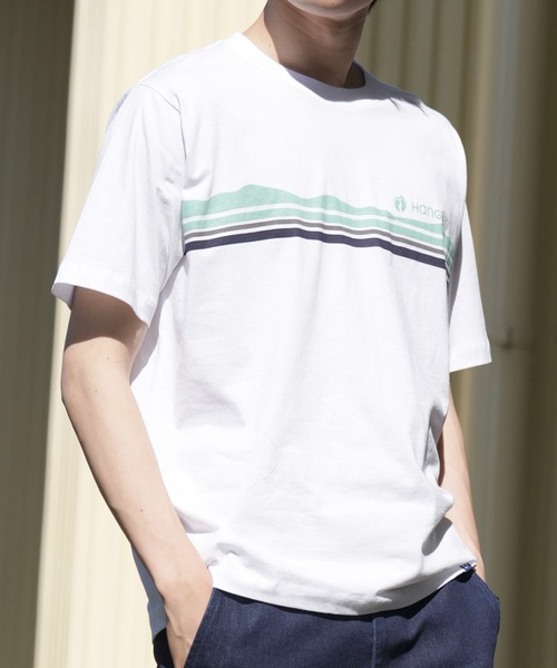 HANGTEN tシャツ 「HANGTEN/ハンテン」天竺プリント半袖Tシャツ メンズ レディース : ZOZOTOWN Yahoo!店 - 通販 - Yahoo!ショッピング