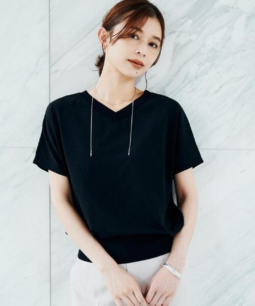 UNTITLED ニット セーター 「前後2WAY/Vネック/丸首」ネックプルオーバーニット レディース : ZOZOTOWN Yahoo!店 - 通販 - Yahoo!ショッピング