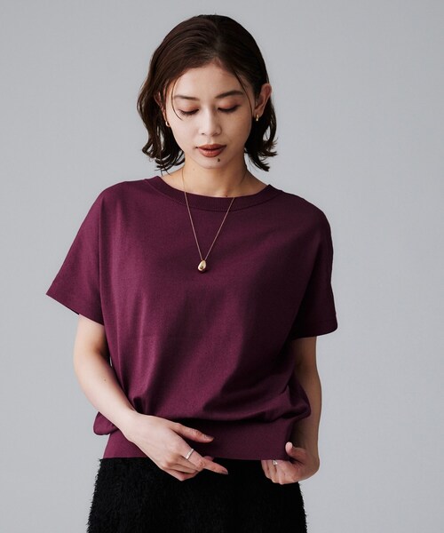 UNTITLED ニット セーター 「前後2WAY/Vネック/丸首」ネックプルオーバーニット レディース : ZOZOTOWN Yahoo!店 - 通販 - Yahoo!ショッピング