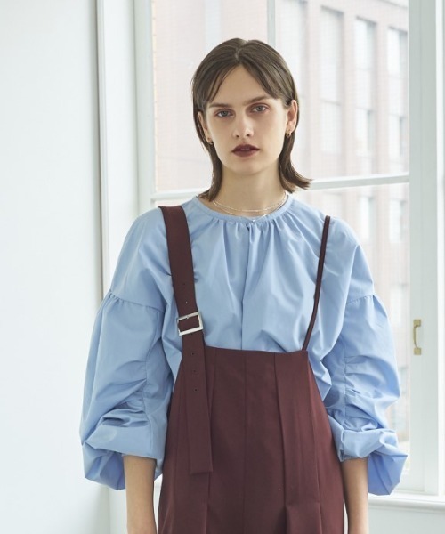 Muel Chic ブラウス シャツ Albany balloon blouse オルバニーバルーンブラウス レディース : ZOZOTOWN Yahoo!店 - 通販 - Yahoo!ショッピング