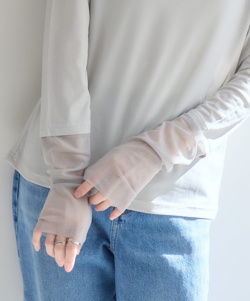 RU.TI.LE tシャツ Tシャツ 「RU.TI.LE」シアーテレコクルーネックプルオーバー レディース : ZOZOTOWN Yahoo ...