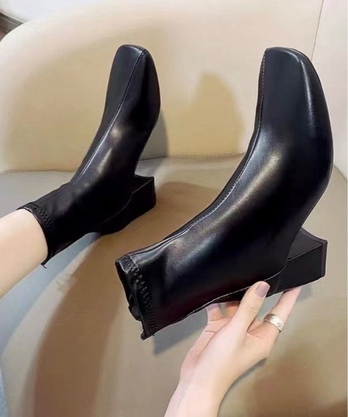 ブーツ 【OKUOKU 0909】ショートブーツ oku-shoes-689753449928-2435 :69513077:ZOZOTOWN ...