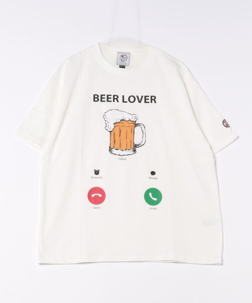 JUGLANS tシャツ YOIDORE Beer Incoming call TEE メンズ レディース : ZOZOTOWN Yahoo ...
