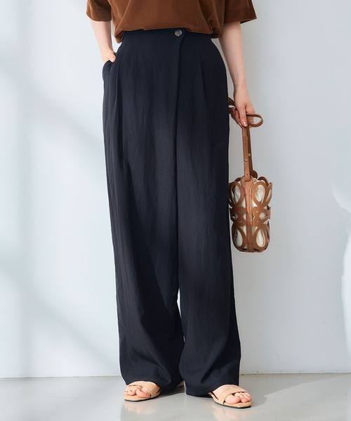 CROSS FUNCTION パンツ 「UV/撥水」エブ楽 ラップワイドパンツ「CROSS FUNCTION/クロスファンクション」 レディース : ZOZOTOWN Yahoo!店 - 通販 ...