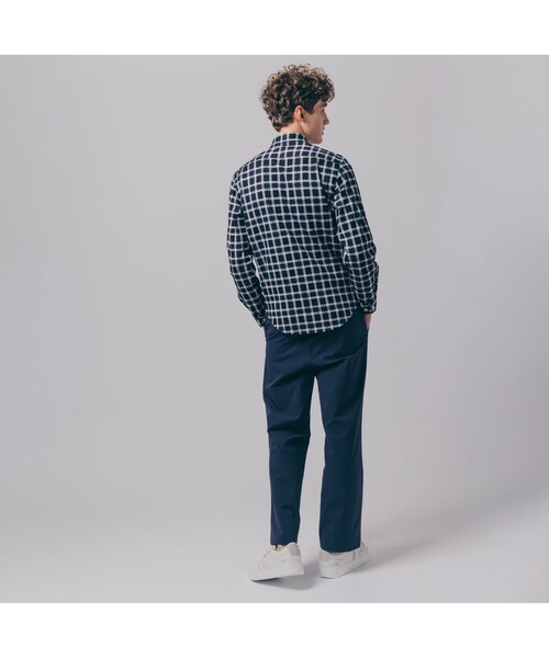 LACOSTE シャツ トーナルチェックジャージシャツ メンズ : ZOZOTOWN Yahoo!店 - 通販 - Yahoo!ショッピング