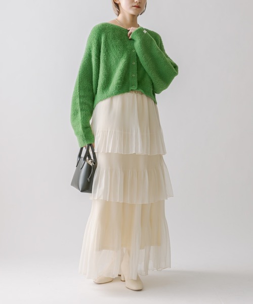 Yahoo!オークション - 「mline」 フリルスカート 1 ブラック レディー...