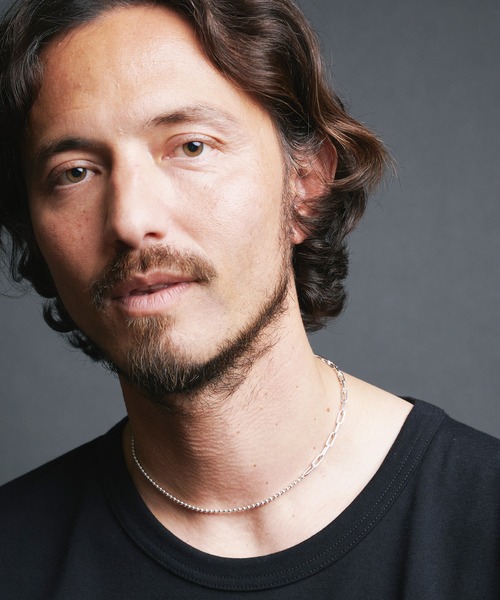 Magine ネックレス Magine:SILVER 925 BALL ＆ CUT AZUKI CHAIN MIX NECKLACE(S):シルバー ボールチェーン : ZOZOTOWN ...