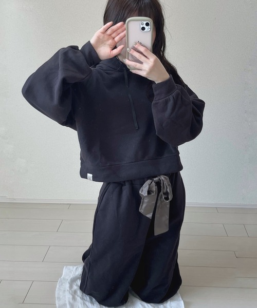 Mysa&Liina ルームウェア パジャマ yuririn*コラボ パーカー×ロングパンツセット レディース : ZOZOTOWN ...