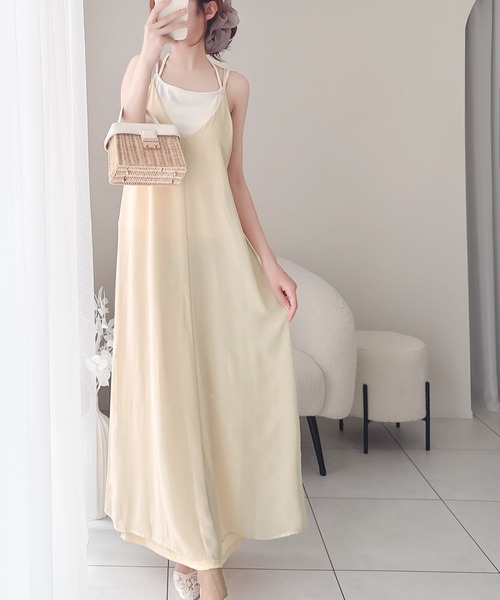 classicalelf ワンピース 動くたび、軽やかフェミ二ティ。2wayシアーレイヤードキャミワンピース : ZOZOTOWN Yahoo!店 - 通販 - Yahoo!ショッピング