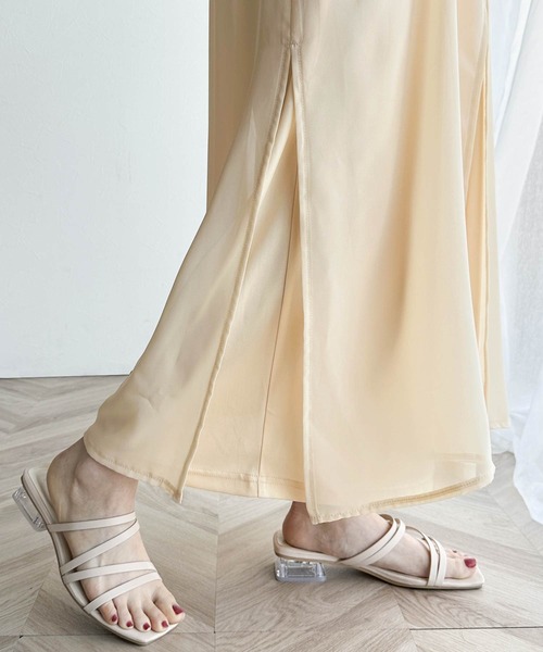 classicalelf ワンピース 動くたび、軽やかフェミ二ティ。2wayシアーレイヤードキャミワンピース : ZOZOTOWN Yahoo!店 - 通販 - Yahoo!ショッピング