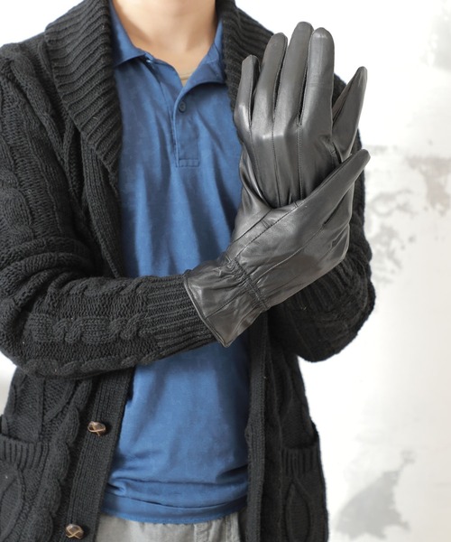 手袋 「GlovesDEPO」メンズ革手袋 内側ボア仕様 シープレザー 3本ライン メンズ レディース : 87294081 : ZOZOTOWN Yahoo!店 - 通販 - Yahoo ...