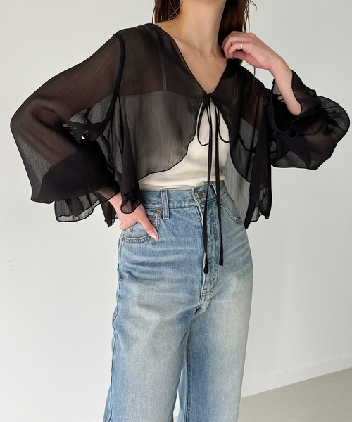 Yahoo!オークション - 「JUNOAH」 ボレロ MEDIUM ブラック レディース