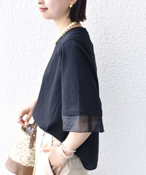 SHIPS（シップス） tシャツ 「接触冷感 / UVカット」シアー