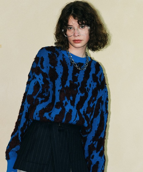 「MAISON SPECIAL」 長袖ニット FREE ブルー レディース : 83580084 : ZOZOTOWN Yahoo!店 - 通販 - Yahoo!ショッピング