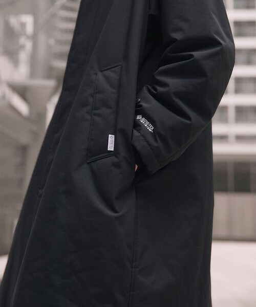 Yahoo!オークション - 「+phenix」 ステンカラーコート LARGE ネイビー...