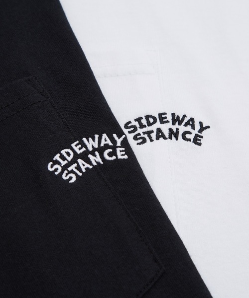 SIDEWAY STANCE tシャツ 「SIDEWAY STANCE」ワンポイント刺しゅう ポケット ロンT メンズ レディース : ZOZOTOWN Yahoo!店 - 通販 ...