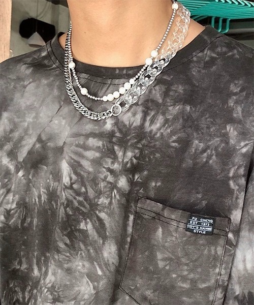 WESTBOY（ウエストボーイ） ネックレス 「WB ORIGINALS」Combination Chain Necklace(50cm ...