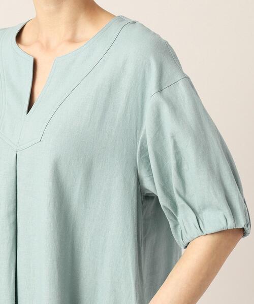 Dessin ワンピース 「洗える」リネンブレンドキーネックワンピース レディース : ZOZOTOWN Yahoo!店 - 通販 ...