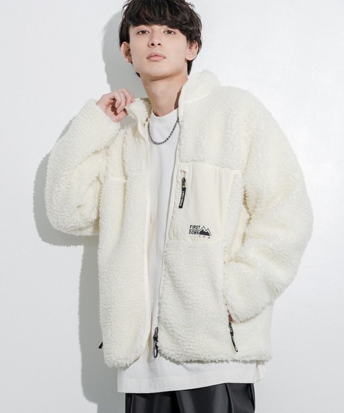 FIRST DOWN（ファーストダウン） ブルゾン L オフホワイト メンズ : ZOZOTOWN Yahoo!店 - 通販 - Yahoo!ショッピング