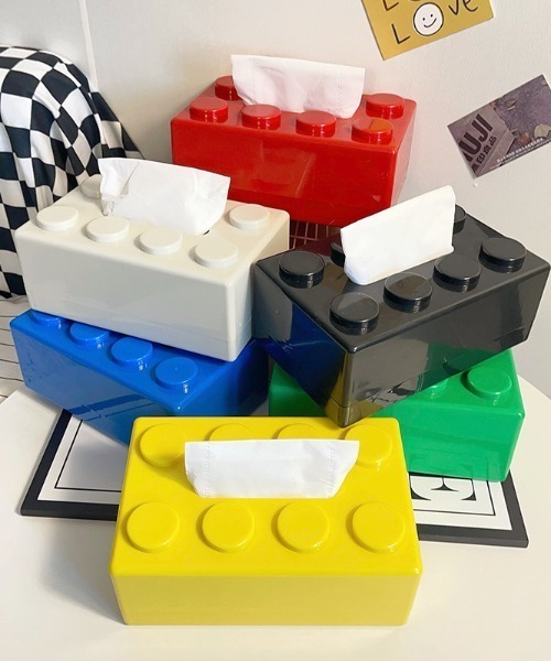 MGV（エムジーヴィー） インテリア Toy block tissue case : ZOZOTOWN Yahoo!店 - 通販 ...