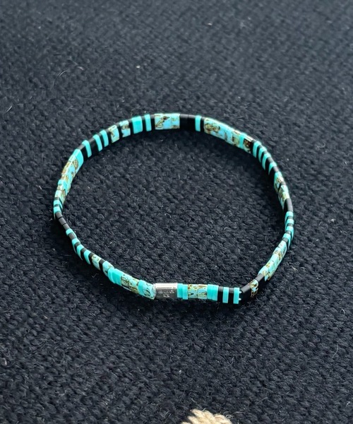 amp japan（アンプジャパン） ブレスレット Multi Stripe BR ＆ AK -Turquoise- / NCHK-441 メンズ レディース : ZOZOTOWN Yahoo ...