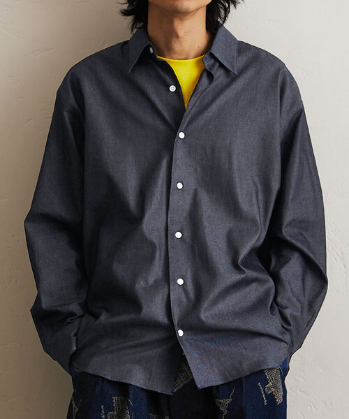 417 EDIFICE 「417 EDIFICE」 長袖シャツ SMALL ブルー系その他 メンズ : ZOZOTOWN Yahoo!店 - 通販 - Yahoo!ショッピング