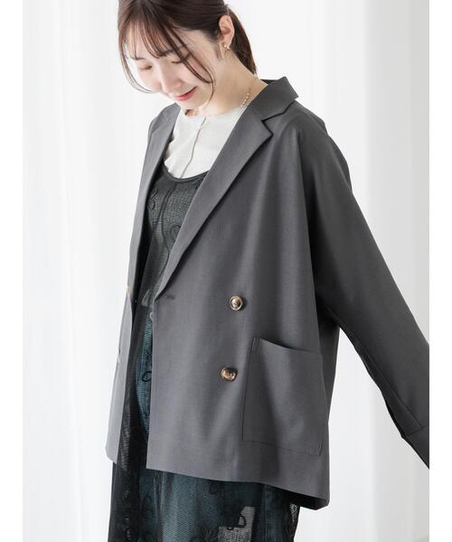 Te chichi TERRASSE ジャケット ノーカラージャケット ドルマンテーラードジャケット「2025spring catalog item」 レディース : ZOZOTOWN ...