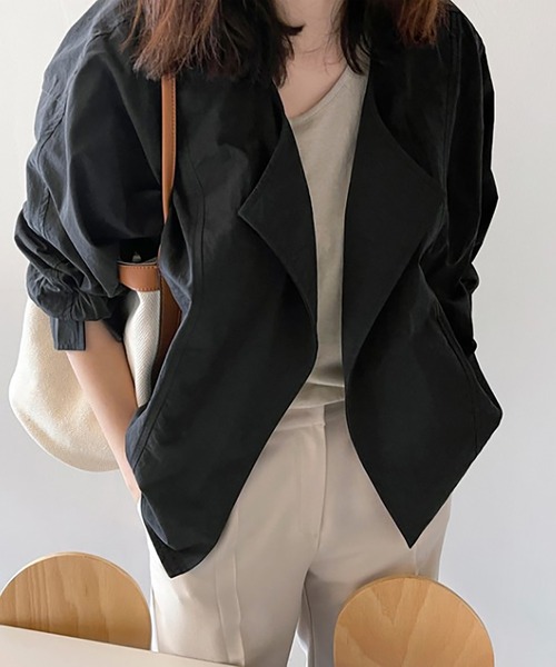 SETUP7 「SETUP7」 「maison breeze」ノーカラージャケット FREE ブラック レディース : ZOZOTOWN Yahoo!店 - 通販 - Yahoo!ショッピング