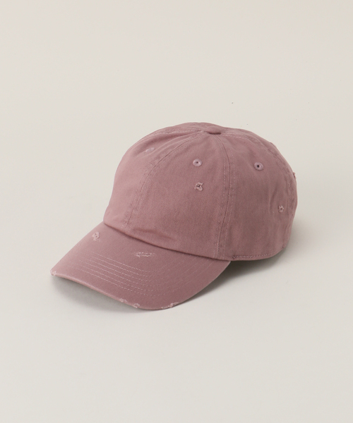 newhattan 帽子 キャップ 「newhattan / ニューハッタン」 Baseball Low cap damaged レディース ...