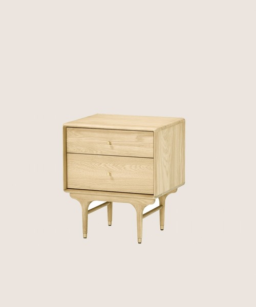 TIMELESS COMFORT 家具 JULIE（ジュリー）BED SIDE TABLE WHITE OAK : ZOZOTOWN Yahoo!店 - 通販 - Yahoo!ショッピング