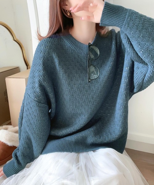 Java ニット 「Javaジャバコラボ」配色カラーが目を惹く主役級item。2wayリバーシブル配色ニット レディース : ZOZOTOWN Yahoo!店 - 通販 - Yahoo!ショッピング