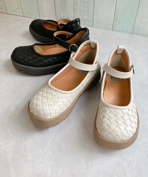 Rin clover（リンクローバー） パンプス 厚底 編み込み スクエアトゥ ストラップパンプス「2025新作」 : ZOZOTOWN Yahoo!店 - 通販 - Yahoo!ショッピング