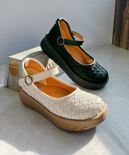 Rin clover（リンクローバー） パンプス 厚底 編み込み スクエアトゥ ストラップパンプス「2025新作」 : ZOZOTOWN Yahoo!店 - 通販 - Yahoo!ショッピング